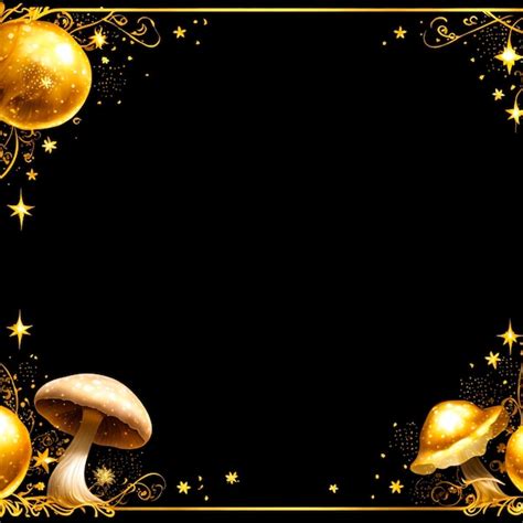 골드 글리터와 골드 볼이 있는 검은색 배경의 금장식 원 프리미엄 사진