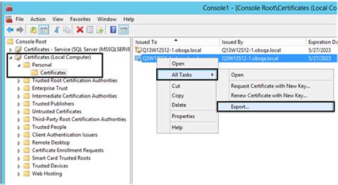configuring the itm on prem observeit database server to use ssl tls
