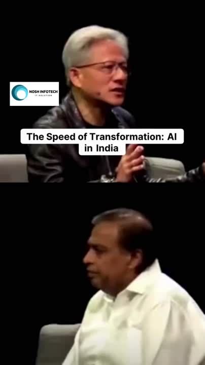 Nosh Infotech Company On Linkedin Aiinindia Mukeshambani