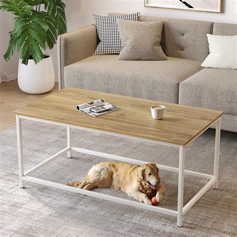 Saygoer Coffee Table Simple Modern Coffee Tables Open