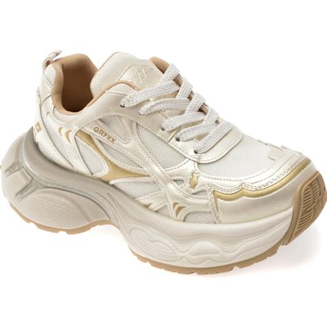 Pantofi Sport Gryxx Bej 90871 Din Material Textil Glamiro