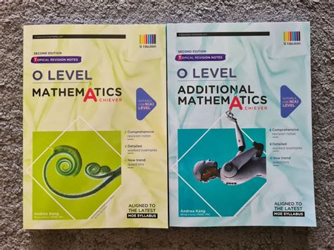Bn O Level E Math And A Math Revision Notes Hobbies And Toys Books And Magazines Assessment Books