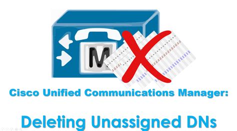 Cucm Deleting Unassigned Dns Fatih Erikci Personal Webpage
