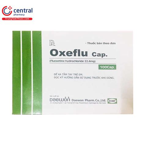 Thuốc Oxeflu Cap Fluoxetine 20mg Thuốc điều Trị Chứng Trầm Cảm