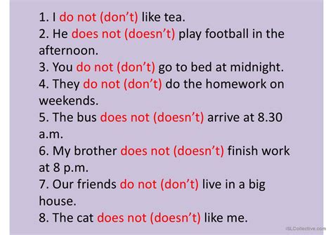 English Grammar Exercise Basic Gene English Esl Powerpoints