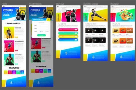 do ui ux designs web app prototype mobile designs wireframes by pakcon