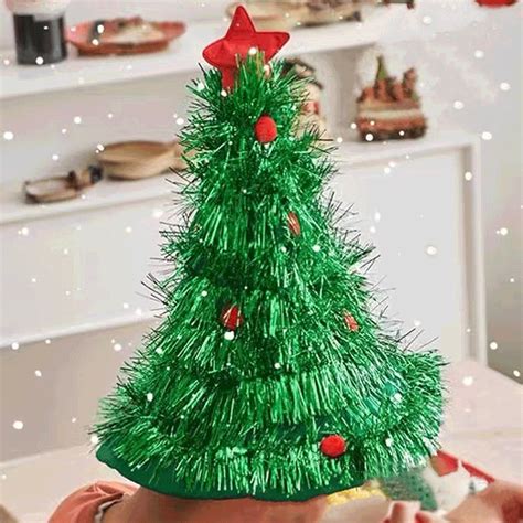 [인간트리🎄 인싸소품]크리스마스 인간 트리 파티 꼬깔 모자 2colors 에이블리