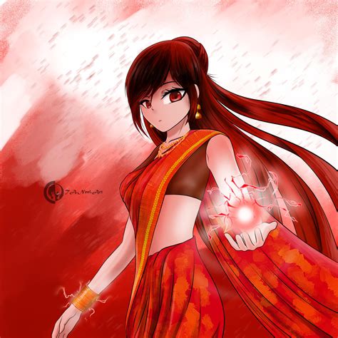 Saree Fantasy Fanart By Neelnatsuragi On Deviantart