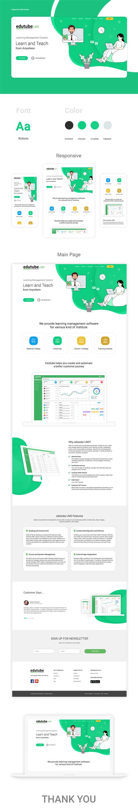 Learning Management System Lms Website 1 Images Behance