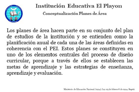 Planes de Área