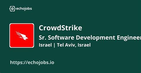 Crowdstrike Is Hiring Sr Software Automation Engineer Sdet Israel