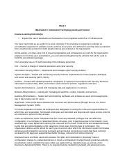 CIS Worksheet STUDENT VERSION Docx Week Worksheet Information Technology Audit And