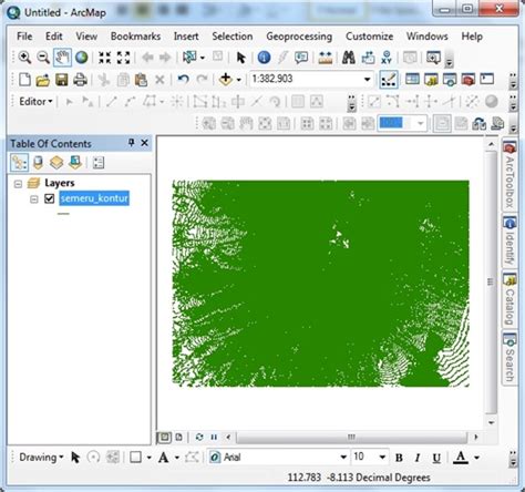 Membuat Lereng Dari Kontur Di ArcGIS GISPEDIA