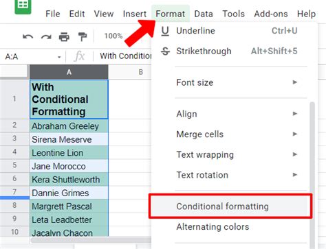 How To Remove Conditional Formatting In Google Sheets In Examples