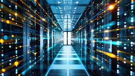 Abstract Digital Binary Code Background With Blue Numbers Technology