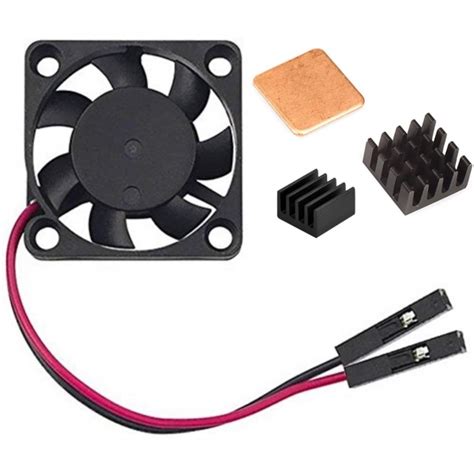 Raspberry Pi Heatsink Fan Kit Black Pack Easycargo