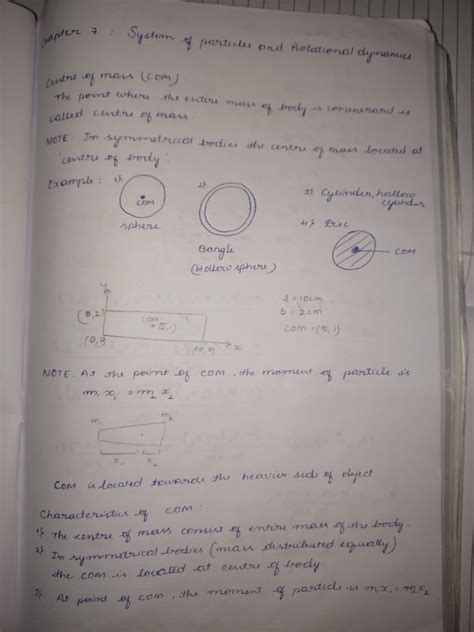 Physics System Of Particles Pdf
