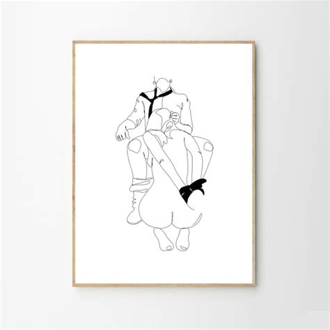 Sex Line Art Etsy