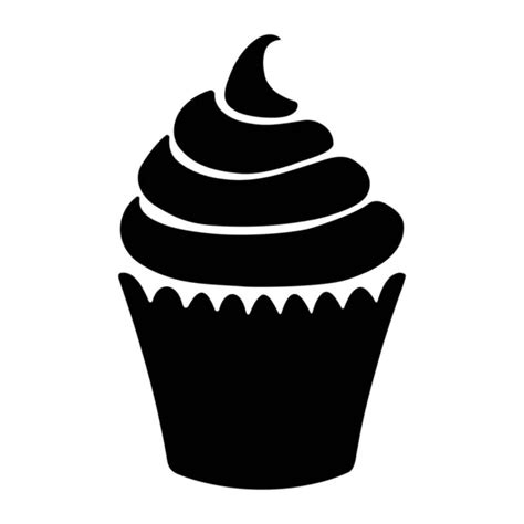 Дизайн піктограми кексу векторна графіка зображення Дизайн піктограми кексу малюнки Скачати