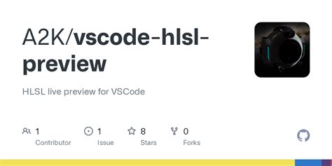 GitHub A2K Vscode Hlsl Preview HLSL Live Preview For VSCode