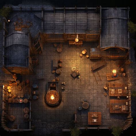 Blacksmith Battle Map Dnd Battle Map Dandd Battlemap Dungeons And