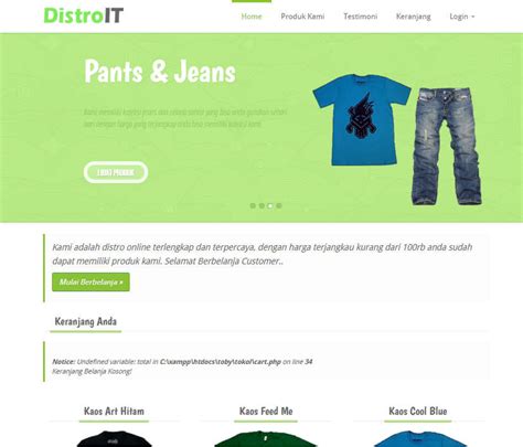 Tutorial Membuat Toko Online Php Mysqli Satu Trik