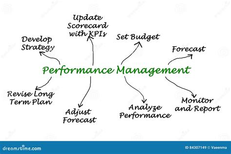 Performance Management Process Stock Illustration Illustration Of Process Strategy 84307149