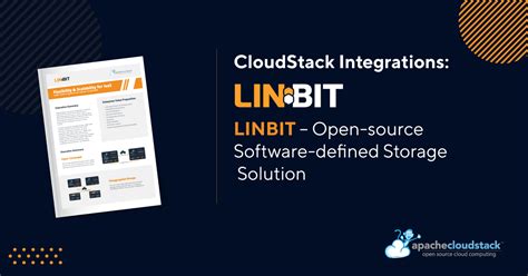 Cloudstack Integrations Linbit Open Source Sds Solution Apache