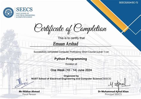 Emaan Arshad On Linkedin I Wanted To Express My Immense Gratitude To Seecs Nust For Their