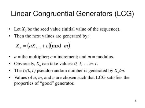 Ppt Random Number Generation Powerpoint Presentation Free Download Id568167