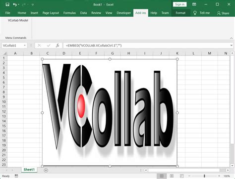Embedding Vcollab Presenter In Ms Excel 2016 — Vcollab Document