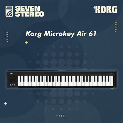 Jual Korg Microkey 2 Air 61 Key Bluetooth Midi Keyboard Controller Shopee Indonesia