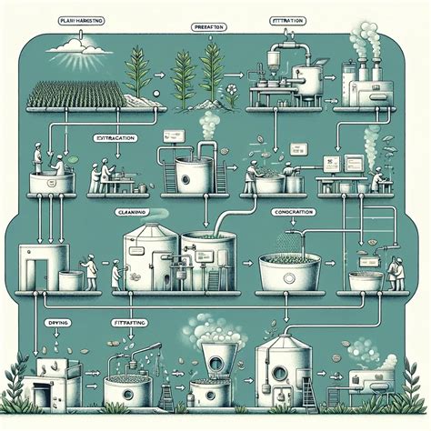 Process Flow Plant Extract