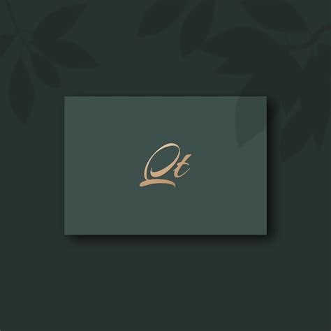 Premium Vector Qt Logo Design Template