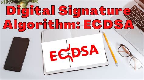 Digital Signature Algorithm Ecdsa Youtube