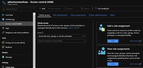 Azure Analysis Services Security Debbies Microsoft Power Bi Sql Fabric And Azure Blog