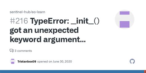 typeerror init got an unexpected keyword argument instance id