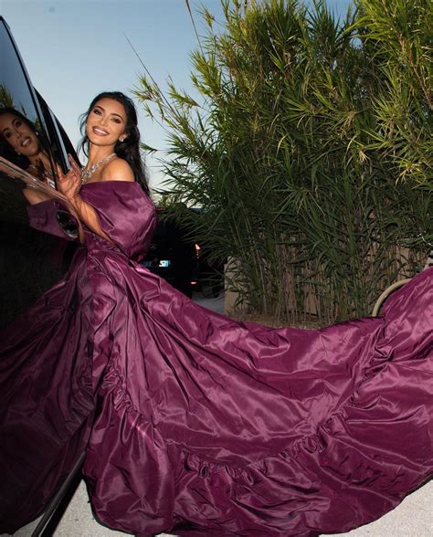 Kim Kardashian Brings The Drama In Purple Dress At Dolce And Gabbana Show