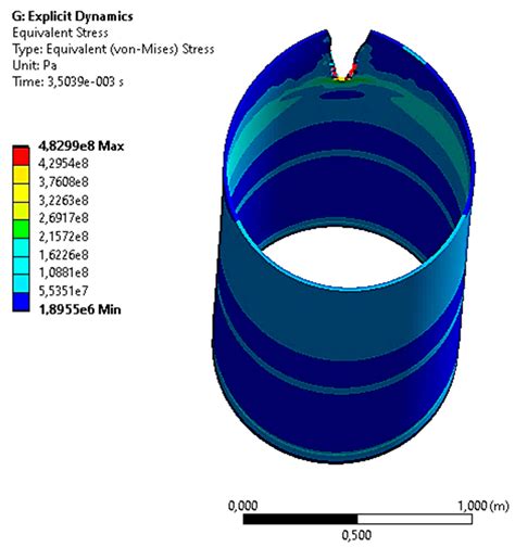 Finite Element Modeling Of The Dynamic Behavior Of A Crack Like Defect In An Internally