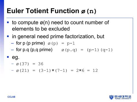 The Rsa Algorithm Ppt Information And Network Security Computing