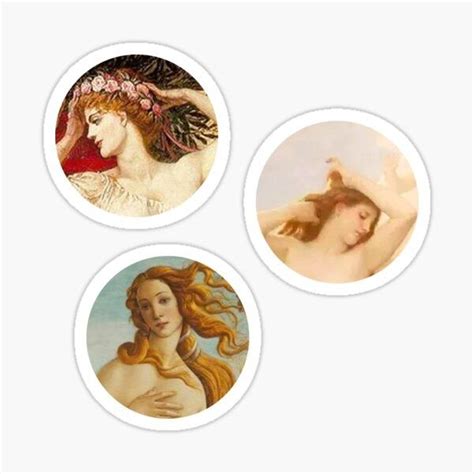 Aphrodite Stickers For Sale Aphrodite Mythology Sticker Art