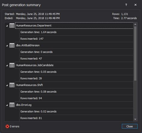 Apexsql Generate 2018 Screen Shot Tour