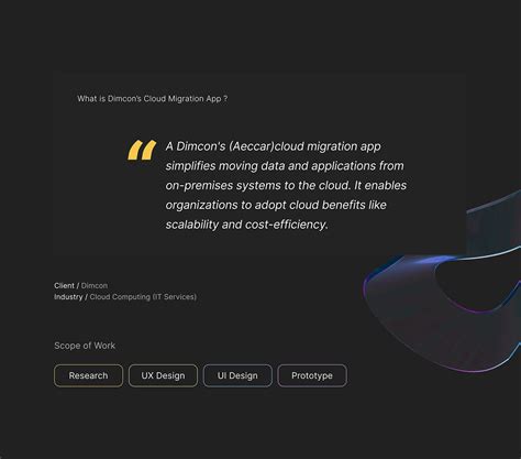 Oracle Cloud Migration Web And Mobile App I Enterprise 2 Images Behance