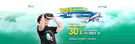 Teky Hợp Tác Cùng Bamboo Airways Trong Chương Trình ưu đãi Hoàn Toàn Mới