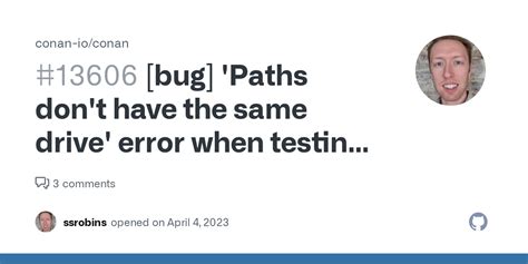 Bug Paths Dont Have The Same Drive Error When Testing The Package On Windows With Conan 20