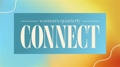 Womens Quarterly Connect Journey Church Colorado