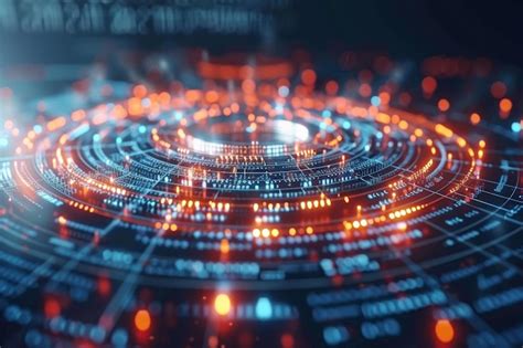 Futuristic Cyber Security Portal In A Vibrant Cityscape Illustrating The Integration Of Digital