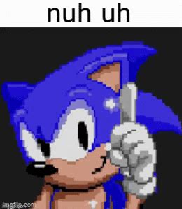 Sonic Nuh Uh Blank Template Imgflip