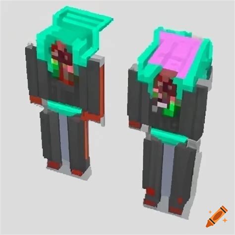 Pixelmon Reforged Game Characters Standing On Craiyon