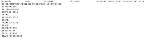 Structure Of An Edi Message Developer Network Documentation